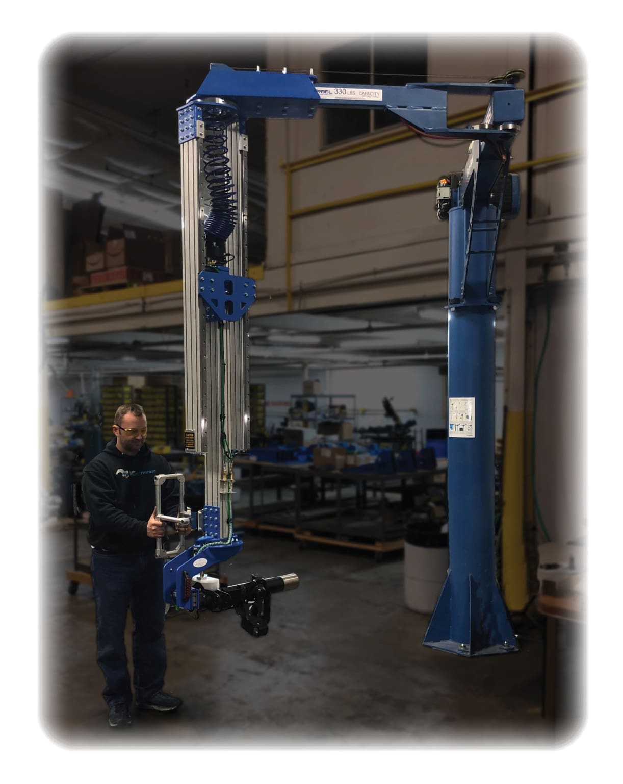 Ergonomic Industrial Manipulator Arms